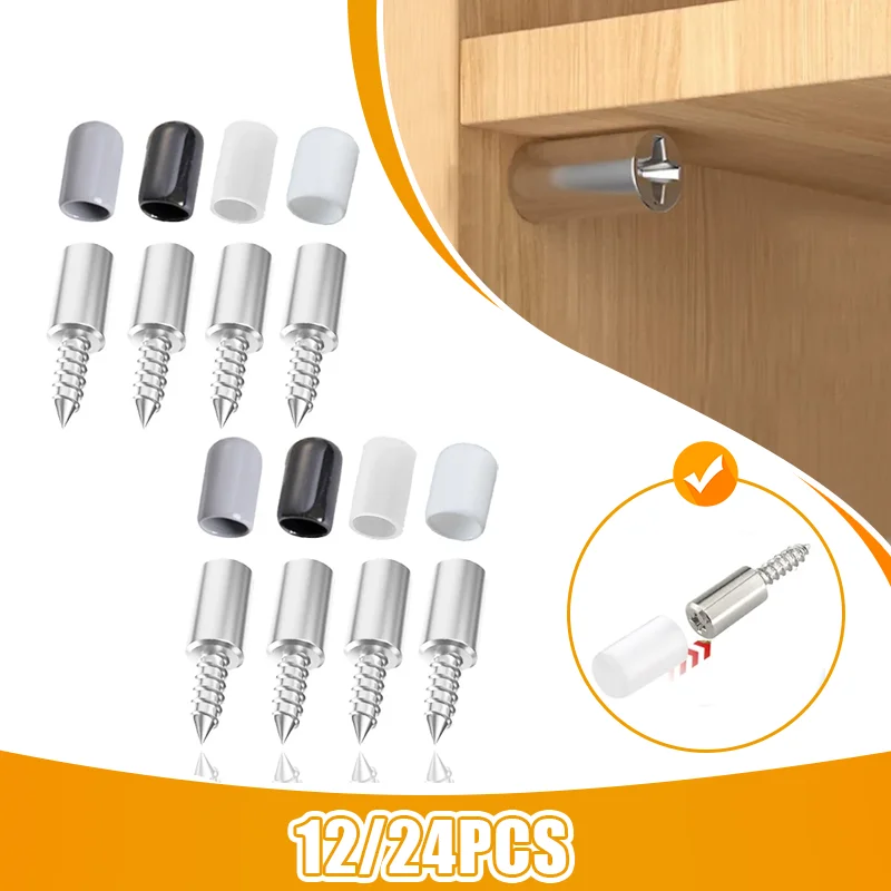12-24PCS-Integrated-Self-Tapping-Screws-Partition-Brackets-Fixing-Screw ...