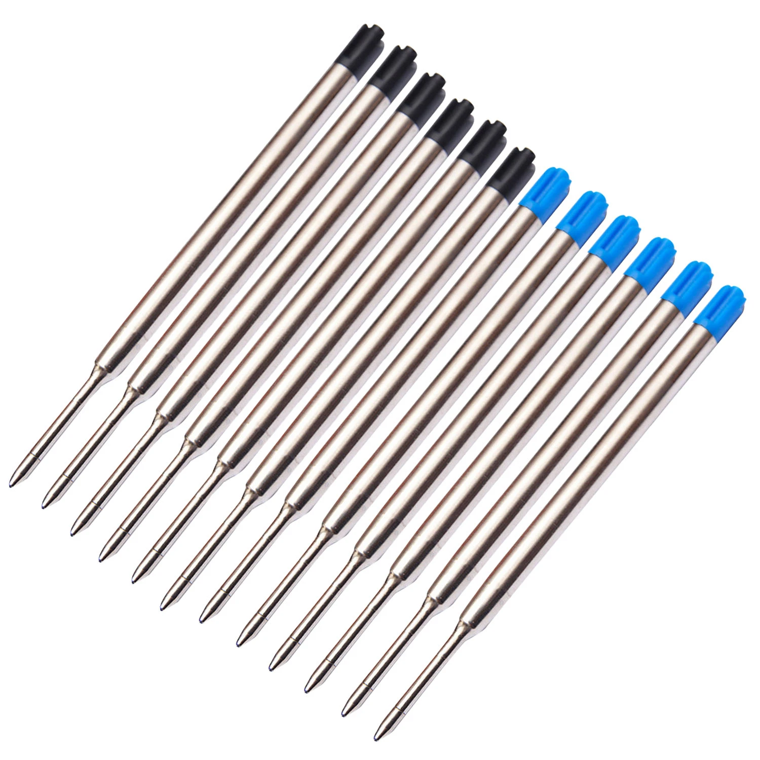 6pcs Ballpoint Medium Point Pen Refills Replacement Refills For Parker ...