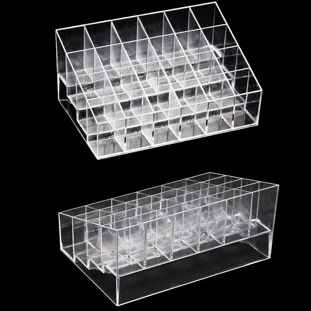 1pcs-24-Holes-Acrylic-Clear-Crystal-Box-Pigment-Cups-Caps-Makeup-Tattoo-Ink-Cup-Storage ...