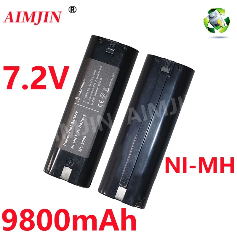7.2V 9800mAh Ni-MH Replacement Battery For Makita 7000 7002 7033 191679 ...