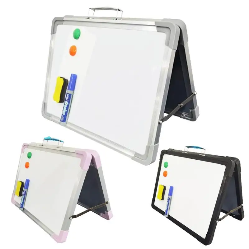 White-Erase-Board-Desktop-Marker-Board-Foldable-16x12in-Magnetic-Dry ...
