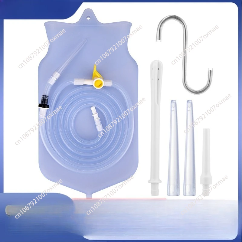 Flushing bag, intestinal flushing 2L intestinal cleansing silicone ...