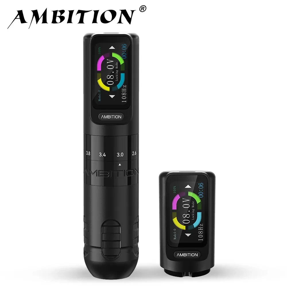 Ambition-Seher-2-2-4-2mm-Adjustable-Stroke-Wireless-Tattoo-Machine-Pen ...