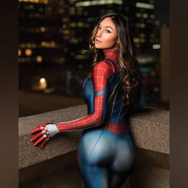 Spider Woman Costume Bodysuit