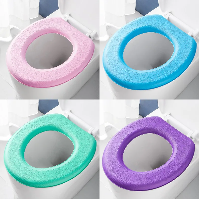 Waterproof-Soft-Toilet-Seat-Cover-Washable-Sticker-Foam-Toilet-Cover ...