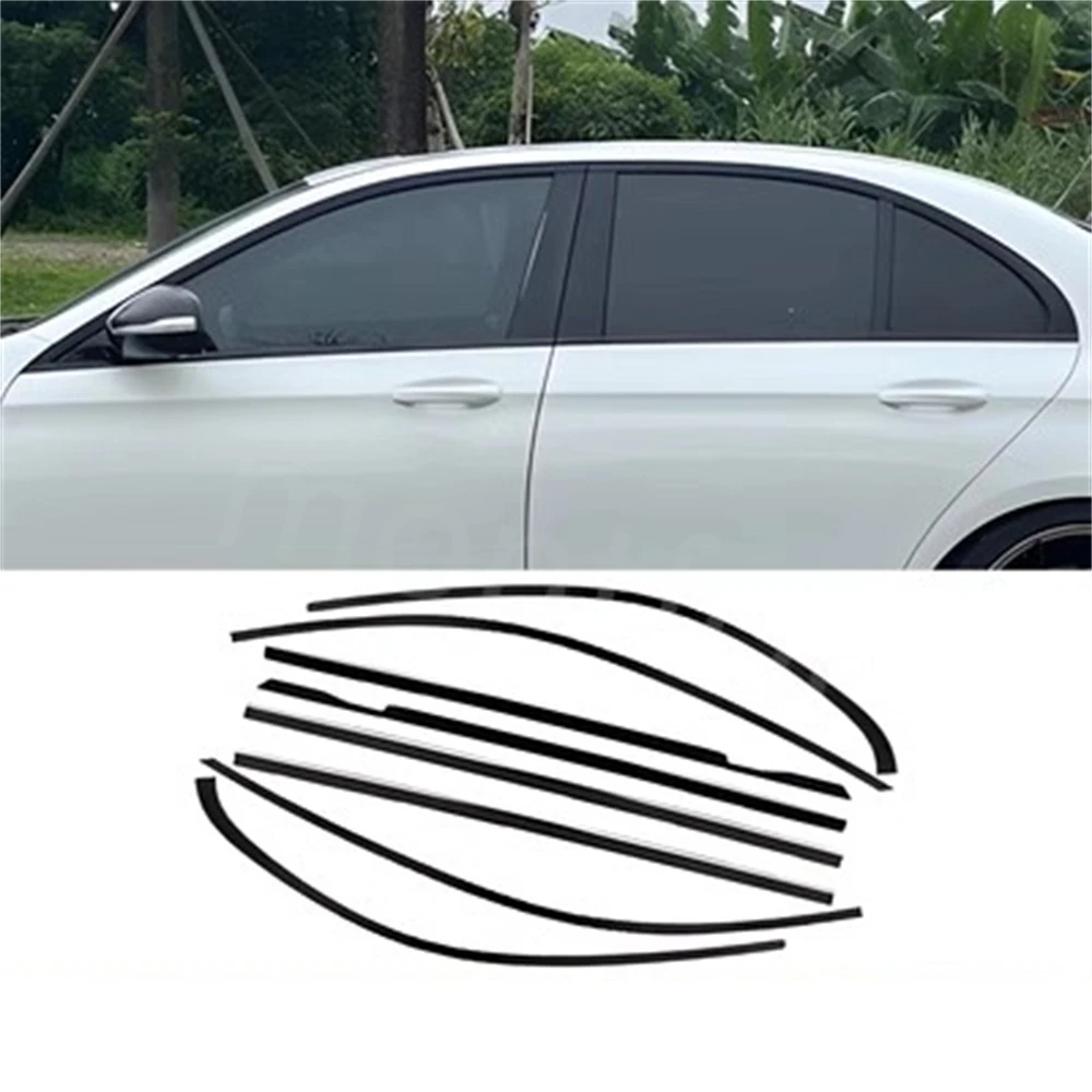 Car Styling black Window Sequins Decoration Cover Trim For Mercedes ...