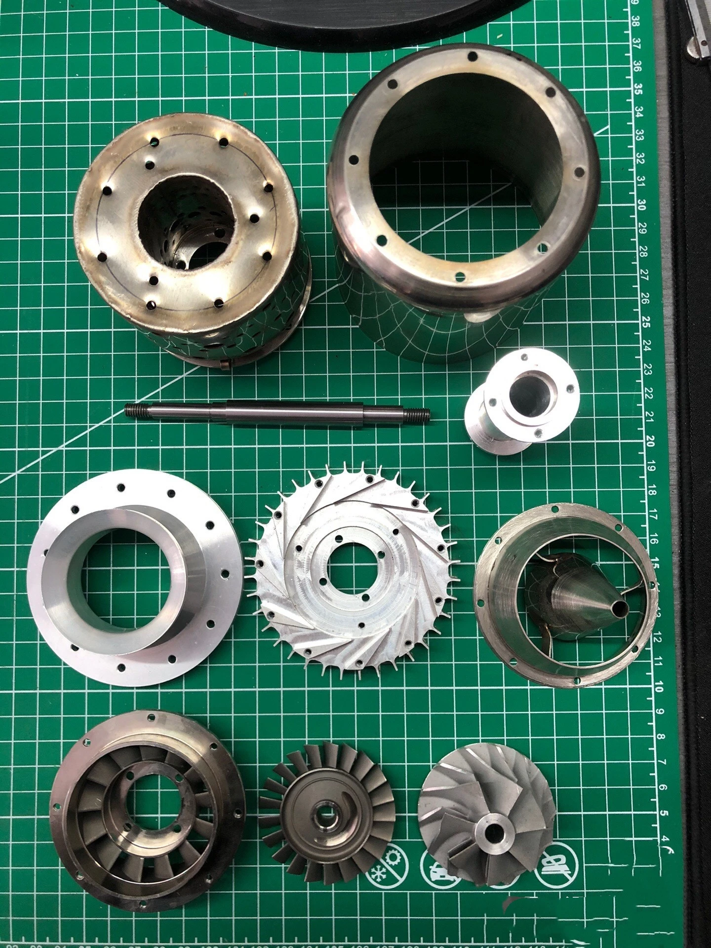 18kg-thrust-RC-Jet-Engine-All-Parts-Mini-Turbo-Jet-Engine-Turbine-Spare ...