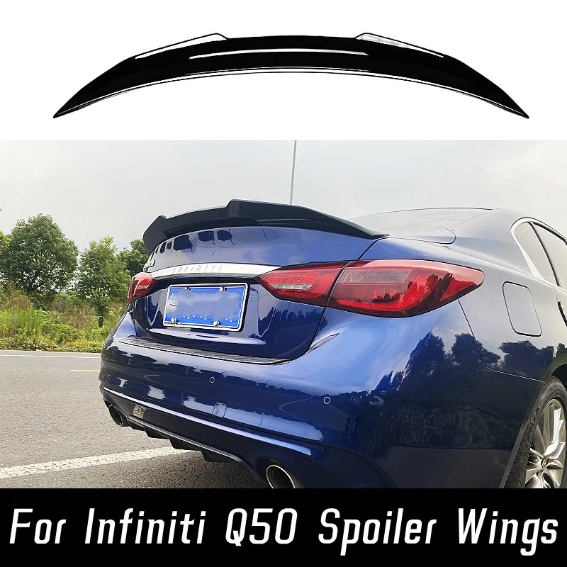 For-2014-2021-Infiniti-Q50-Rear-Roof-Trunk-Ducktail-Lip-Spoiler-Wings ...