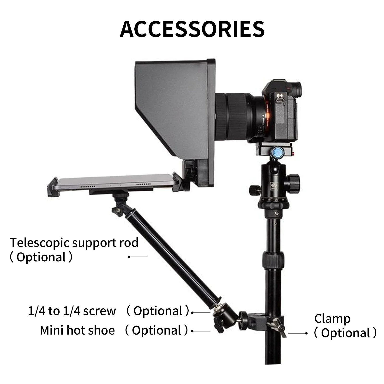 TP10-Teleprompter-Optional-Accessories-Telescopic-Support-Bar-Crab ...