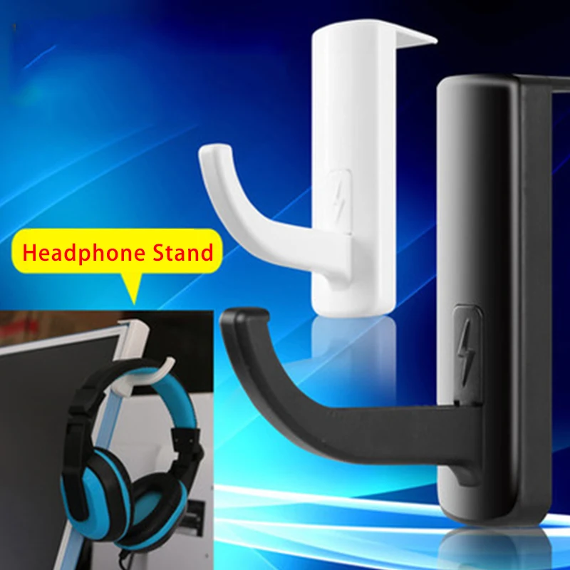 Portable-Headphones-Stand-Universal-Headphone-Headset-Hanger-Wall-Hook ...