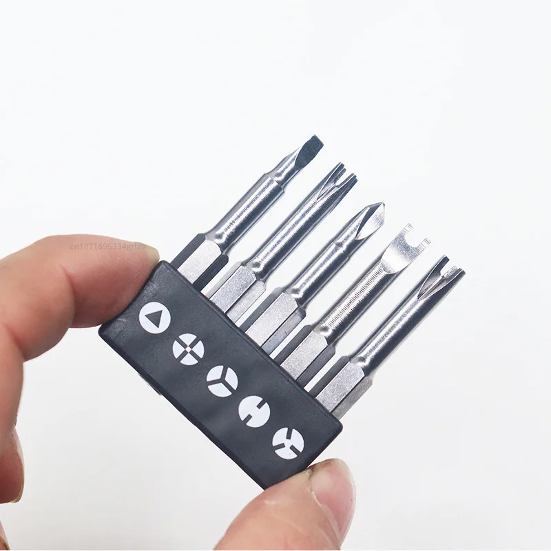 5Pcs-Special-shaped-Screwdriver-Set-50mm-U-shaped-Y-Type-Triangle-Inner ...