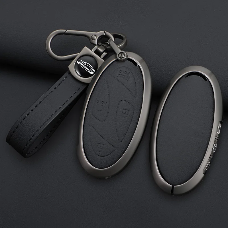 Car-Key-Case-for-Hyundai-Grandeur-GN7-2023-Kona-Ev-2023-Alloy-Leather ...