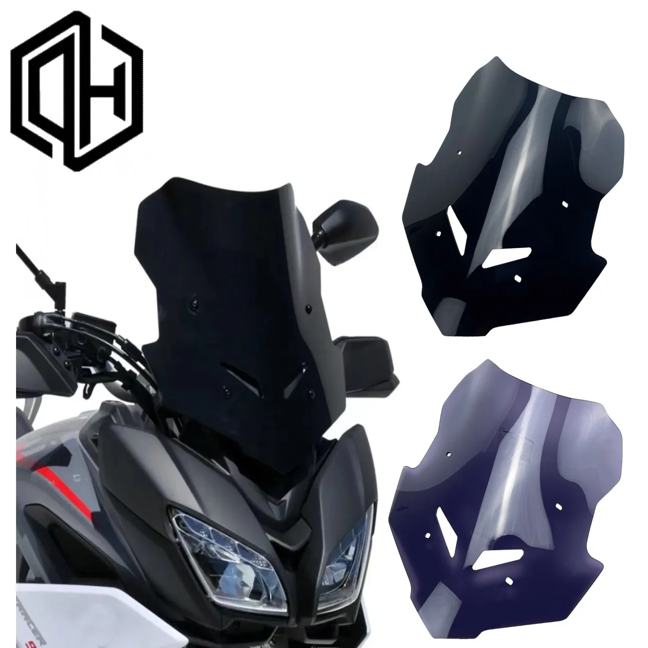 Free-deliveryMotorcycle-Sports-Windshield-Visor-Windscreen-Fits-For ...