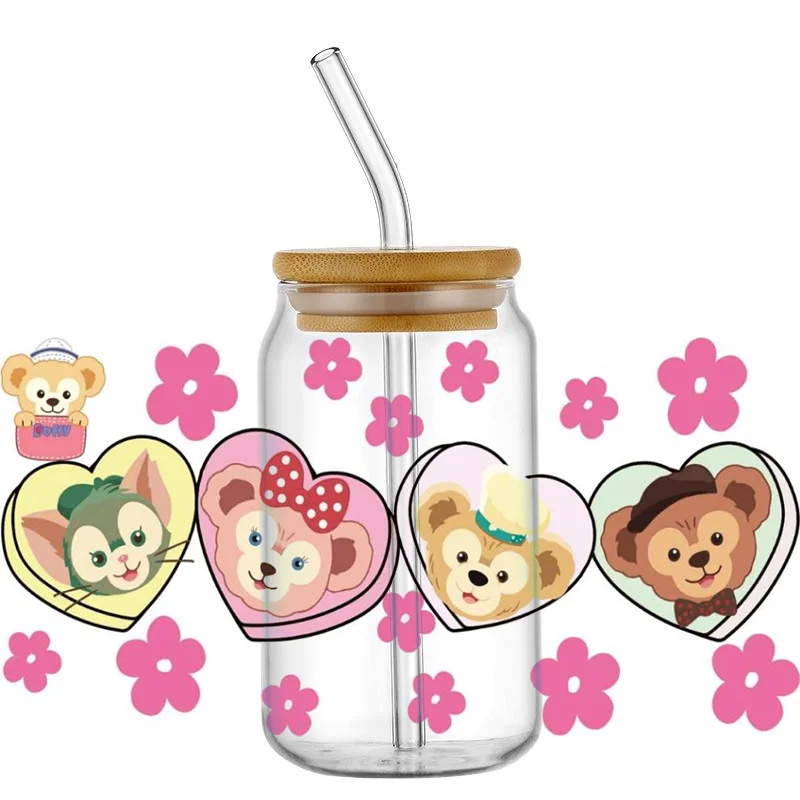 Miniso-3D-Duffy-Sticker-16oz-UV-DTF-Cup-Wrap-Transfers-Stickers-Cartoon ...