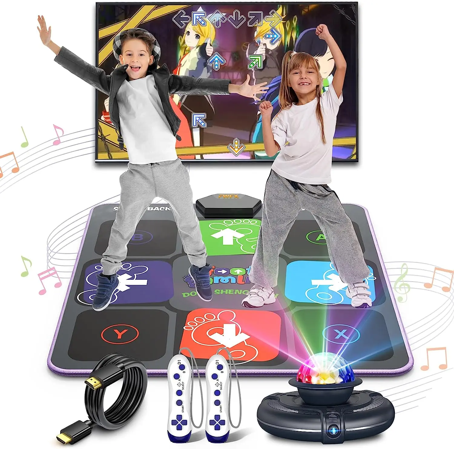 Dance-Mat-Game-for-TV-PC-Family-Sports-Video-Game-Anti-slip-Music ...