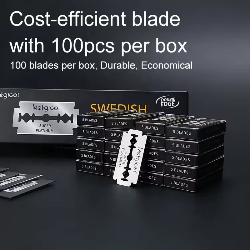 100/50/30 pcs Razor Blades For Double Edge Razor,Stainless Steel Blades ...