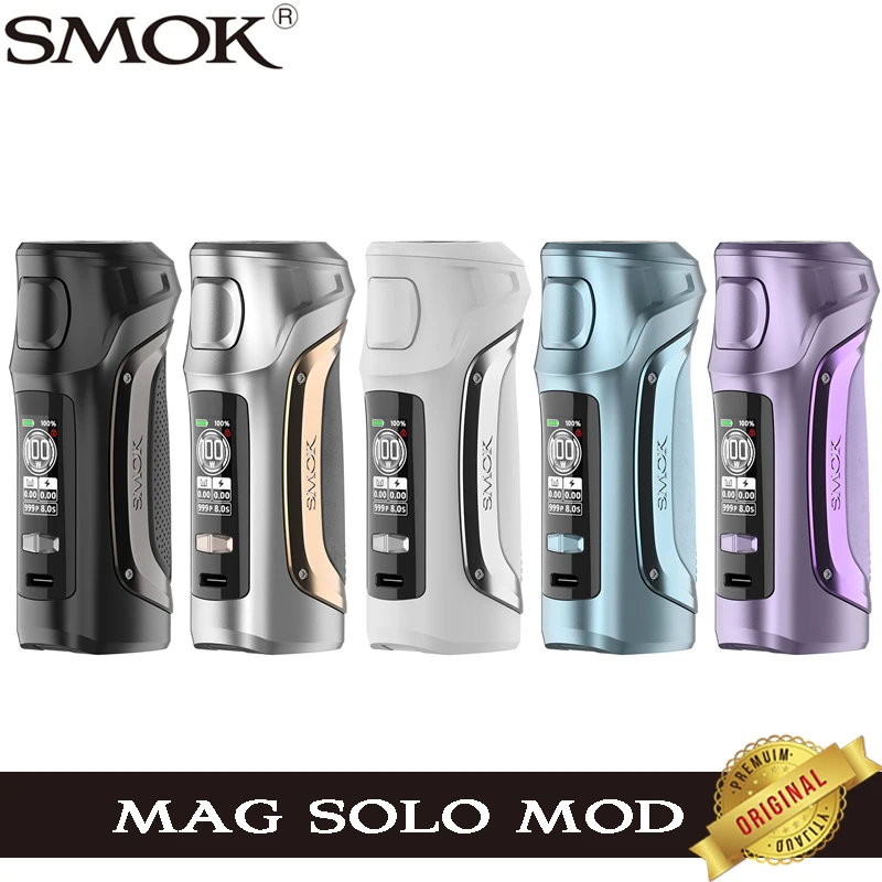 Original-SMOK-Mag-Solo-MOD-100W-Box-Mod-Vape-510-Thread-TFT-Screen ...