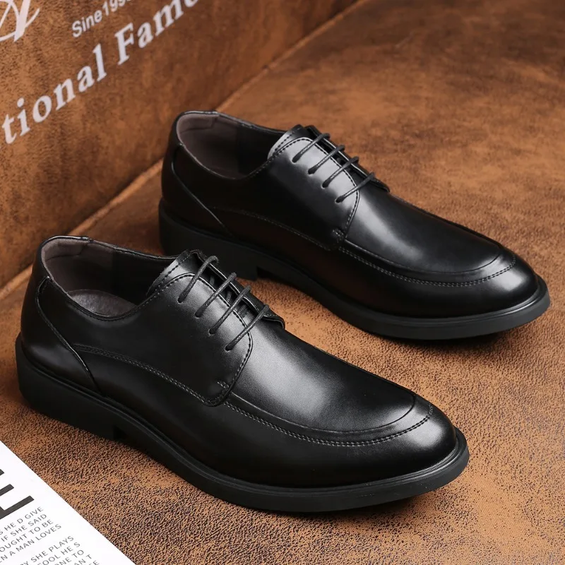 High-End-Brand-Men-s-Genuine-Leather-Shoes-Lace-Up-Business-Dress-Shoes ...