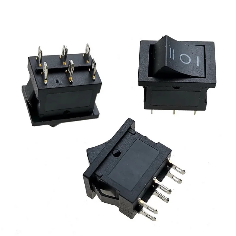 KCD1-KCD1-203-6Pin-3-Position-21-15mm-ON-OFF-ON-Rocker-Switch-6A-250V ...