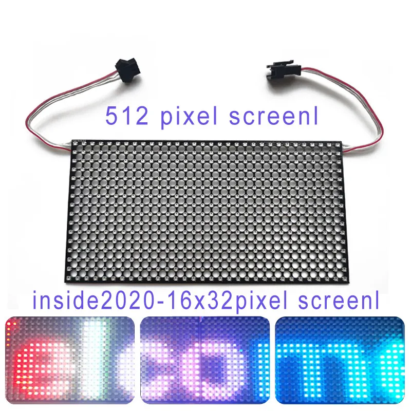 RGB-color-dot-matrix-16-32-dot-matrix-SPI-protocol-2020-small-light ...