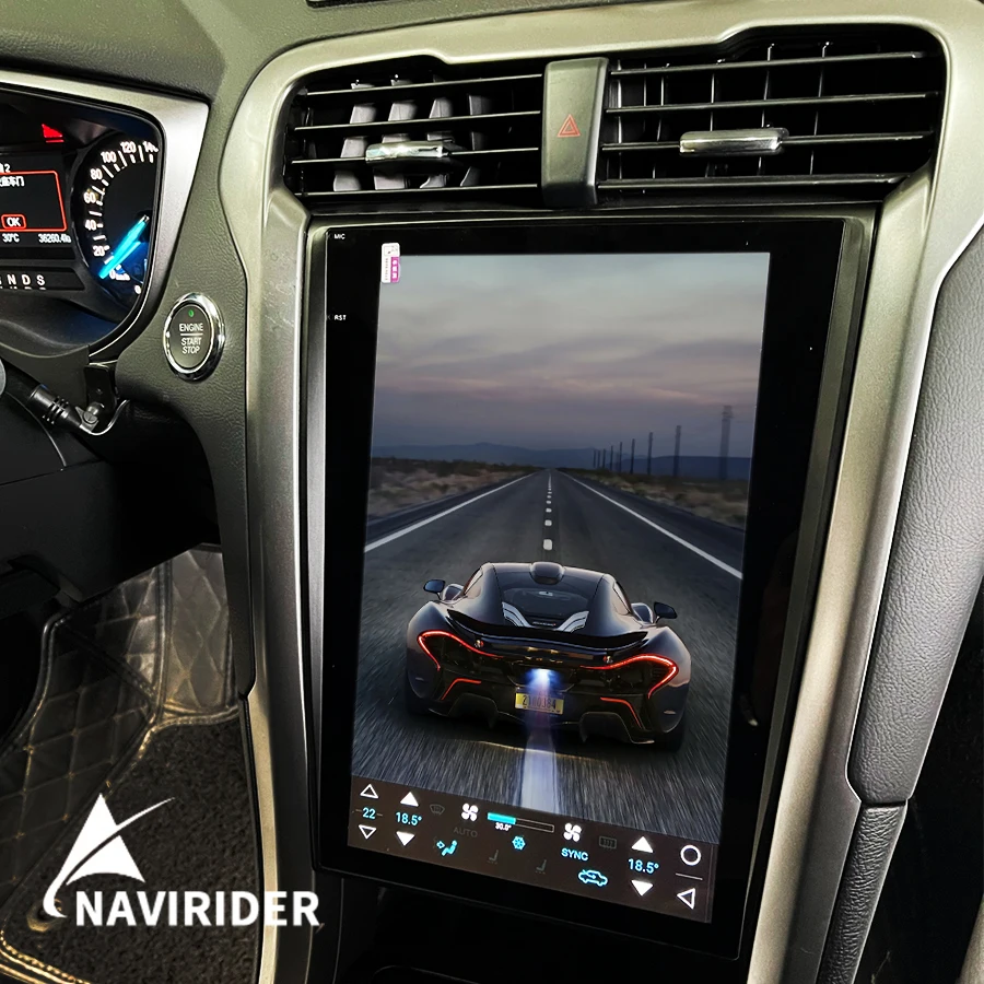 128g For Ford Mondeo Fusion Mk5 Radio Android 12 Multimedia 2013-2019 ...