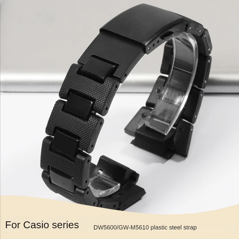 Composite Plastic Steel Watch Band For Casio G-5600 Dw-5000 Dw5600 ...