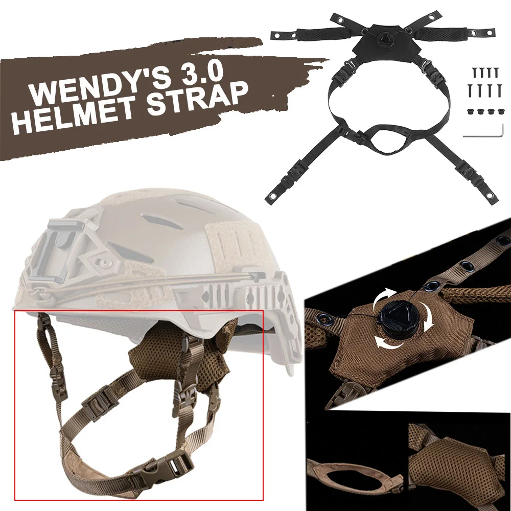 Tactical-Helmet-Chin-Strap-Airsoft-Paintball-Helmet-Retention-System ...