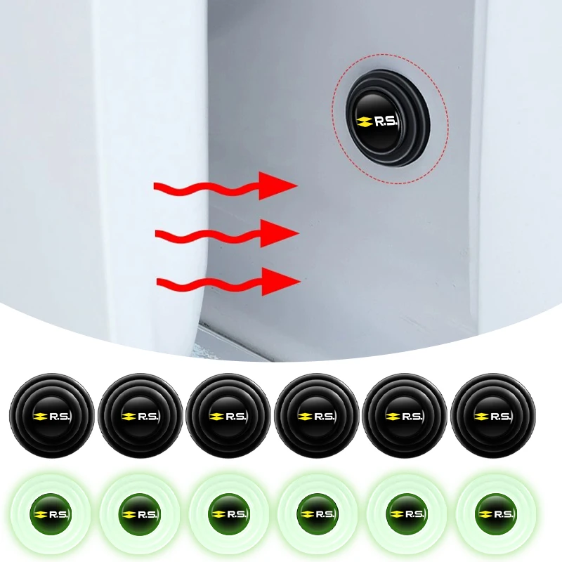 Car-Silicone-Shock-Absorption-Mats-Anti-collision-Soundproofing ...