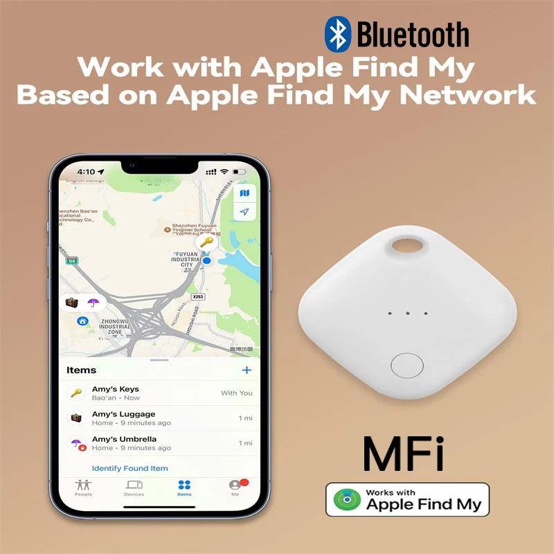 For-Apple-GPS-Smart-Tag-Anti-Lost-Alarm-Wireless-Bluetooth-Tracker ...