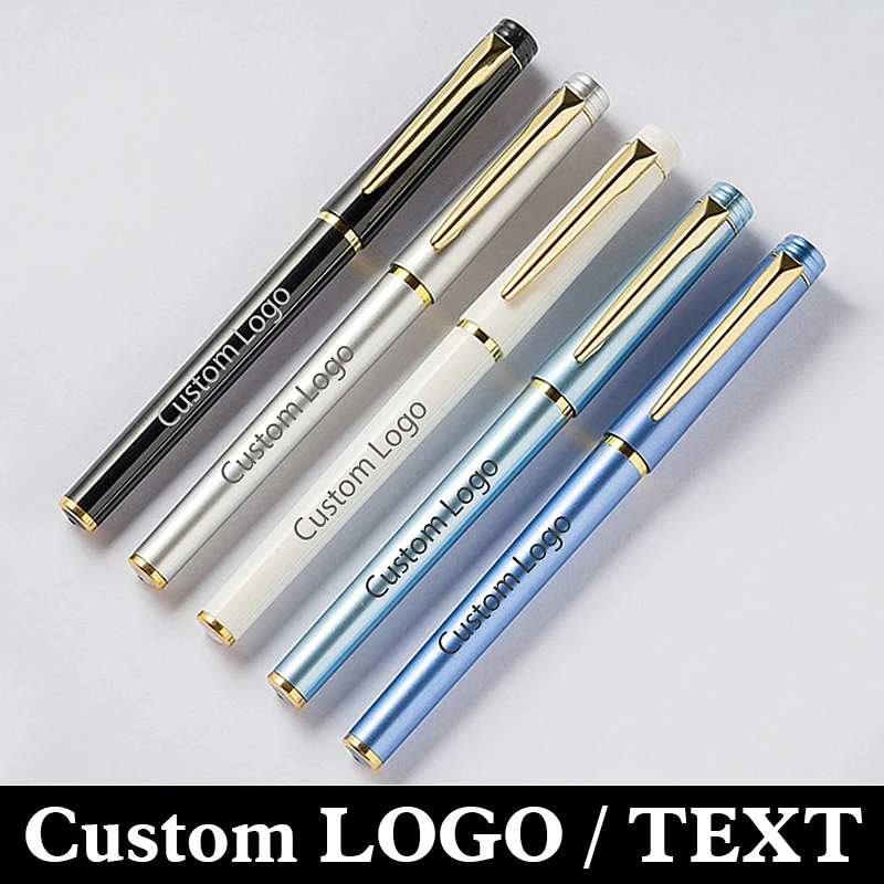Advertising-Neutral-Pen-Custom-Logo-Gift-Multi-color-Imitation-Metal ...