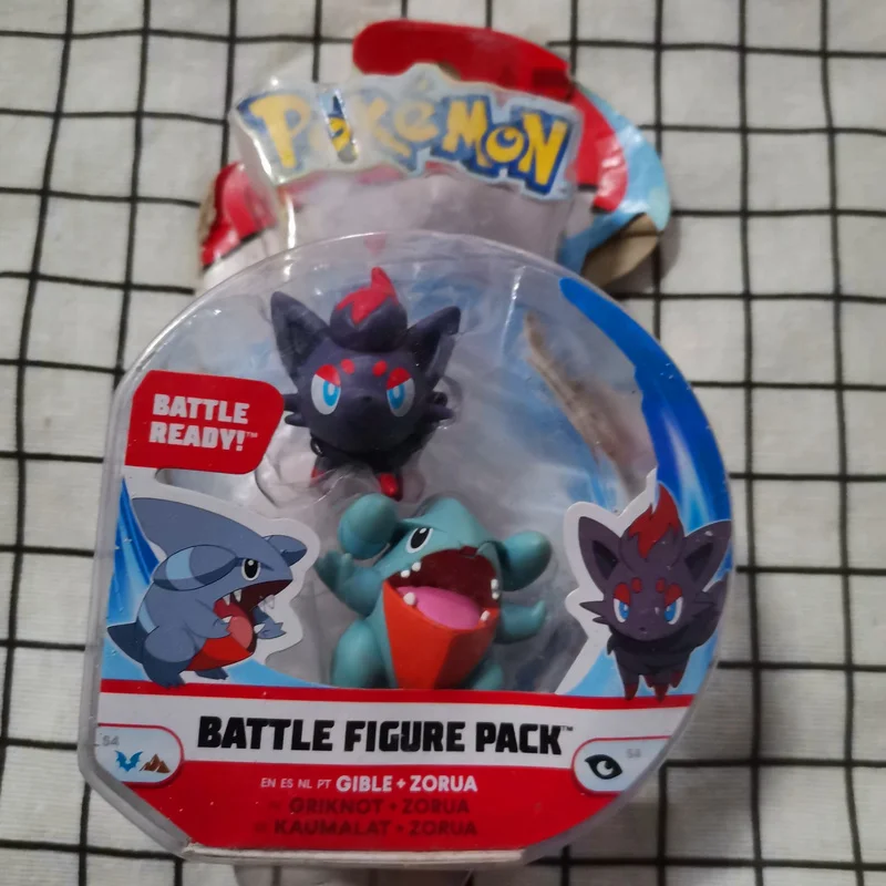 Genuine-Anime-Figure-Pokemon-Zorua-Gible-Action-Figures-Toy-Boxed-Model ...