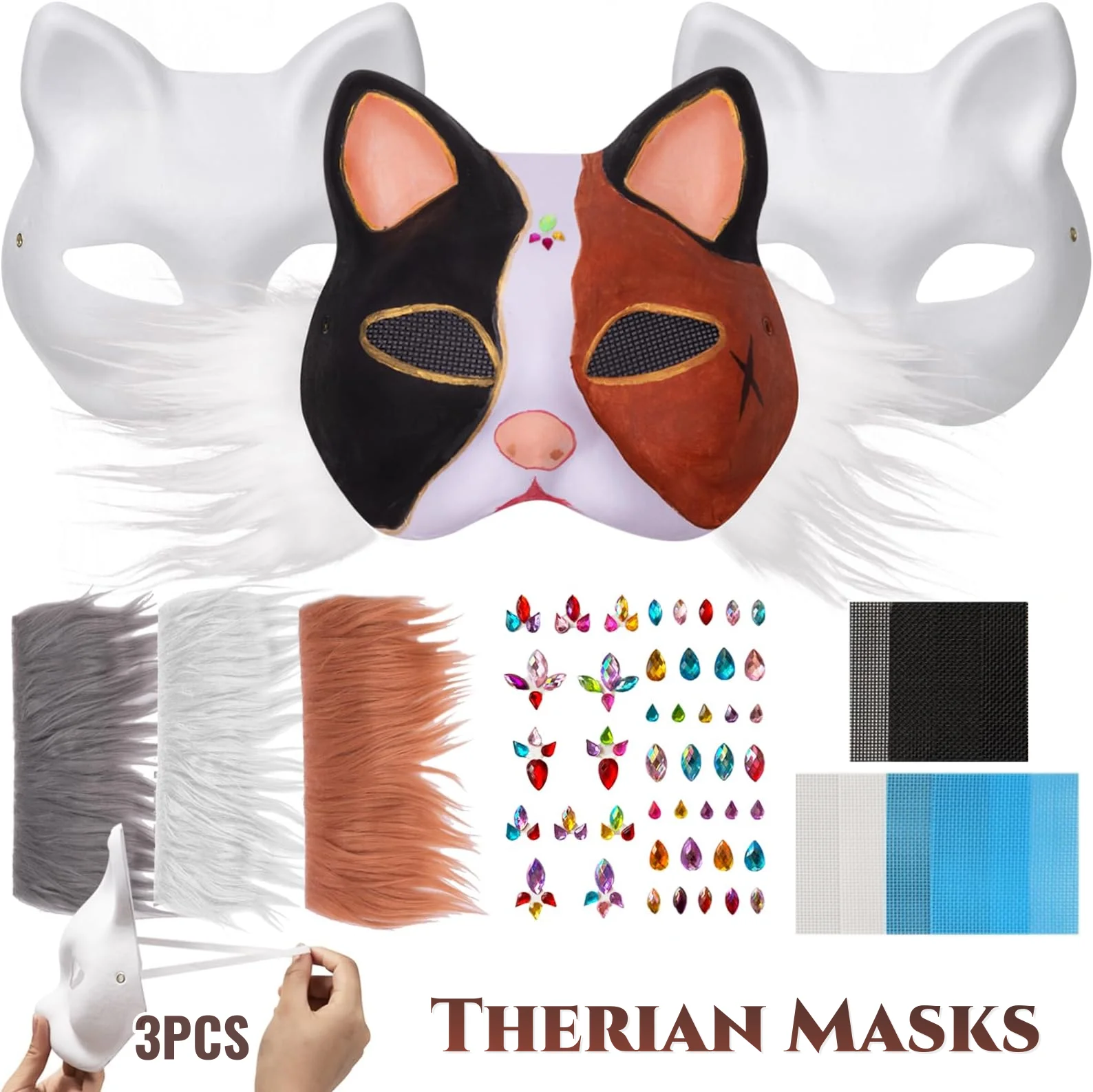 Simple Therian Mask: The Perfect Blend of Art, Comfort, and Mystery for ...