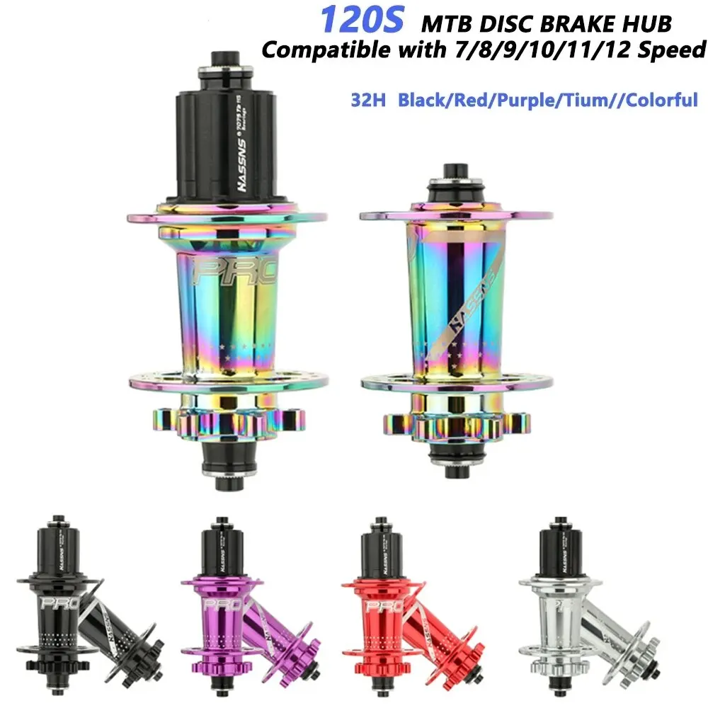 HASSNS-PRO7-Bicycle-Hubs-Mountain-Bike-Flower-Drum-120S-Quick-Release ...