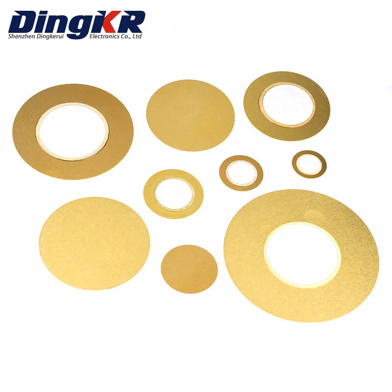10pcs Piezo Elements Buzzer Sounder Sensor Trigger Drum Disc Copper ...