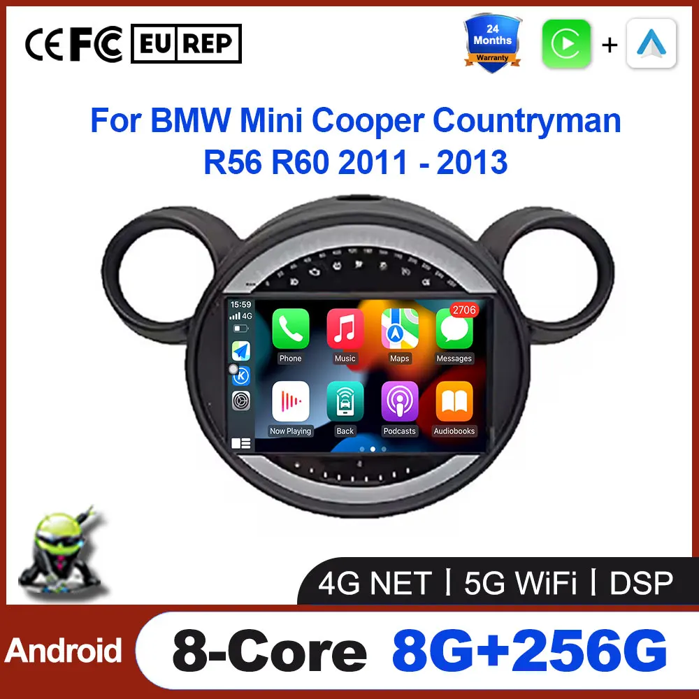 Android-Auto-For-BMW-Mini-Cooper-Countryman-R56-R60-2011-2013-Car-Radio ...