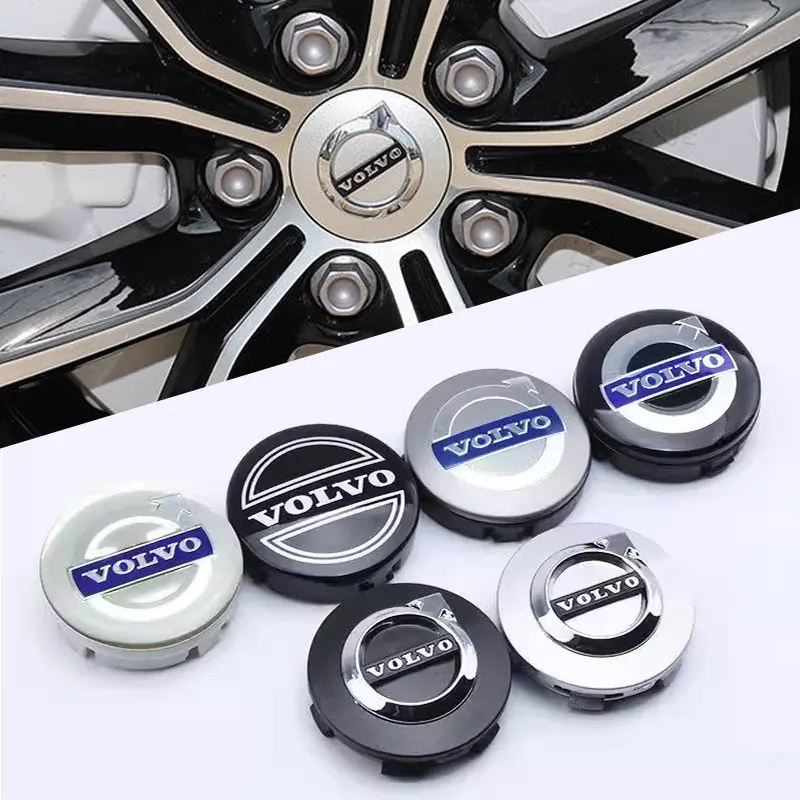 4Pcs-63mm-65mm-Car-Wheel-Center-Hub-Cap-Caps-Emblem-logo-For-Volvo-S40 ...