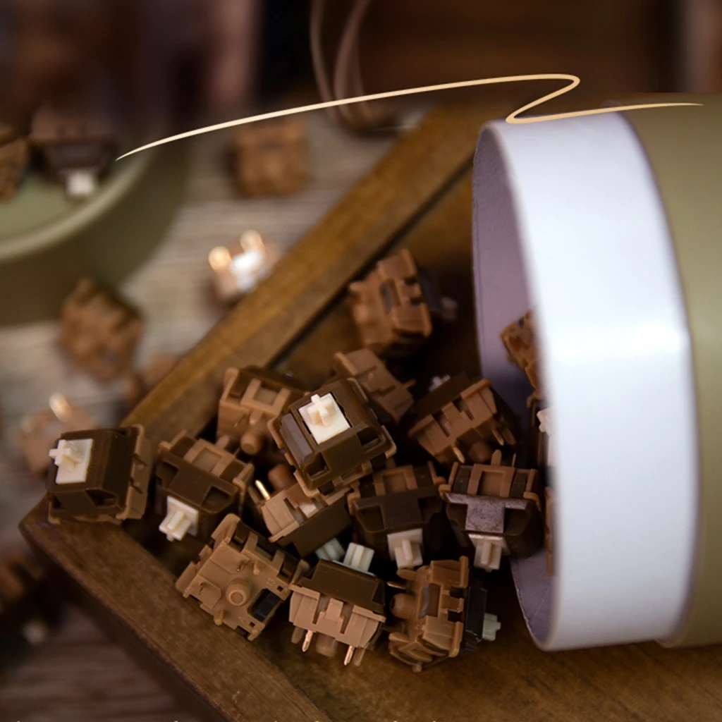 HUANO-AULA-LEOBOG-Caramel-Latte-V2-Switch-HIFI-Linear-Mechanical ...