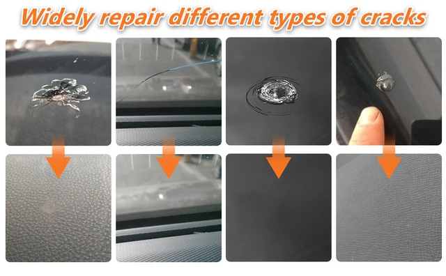 Windshield Crack Repair Kit, Kit, Efficient Glass Chip Repair Kit With ...