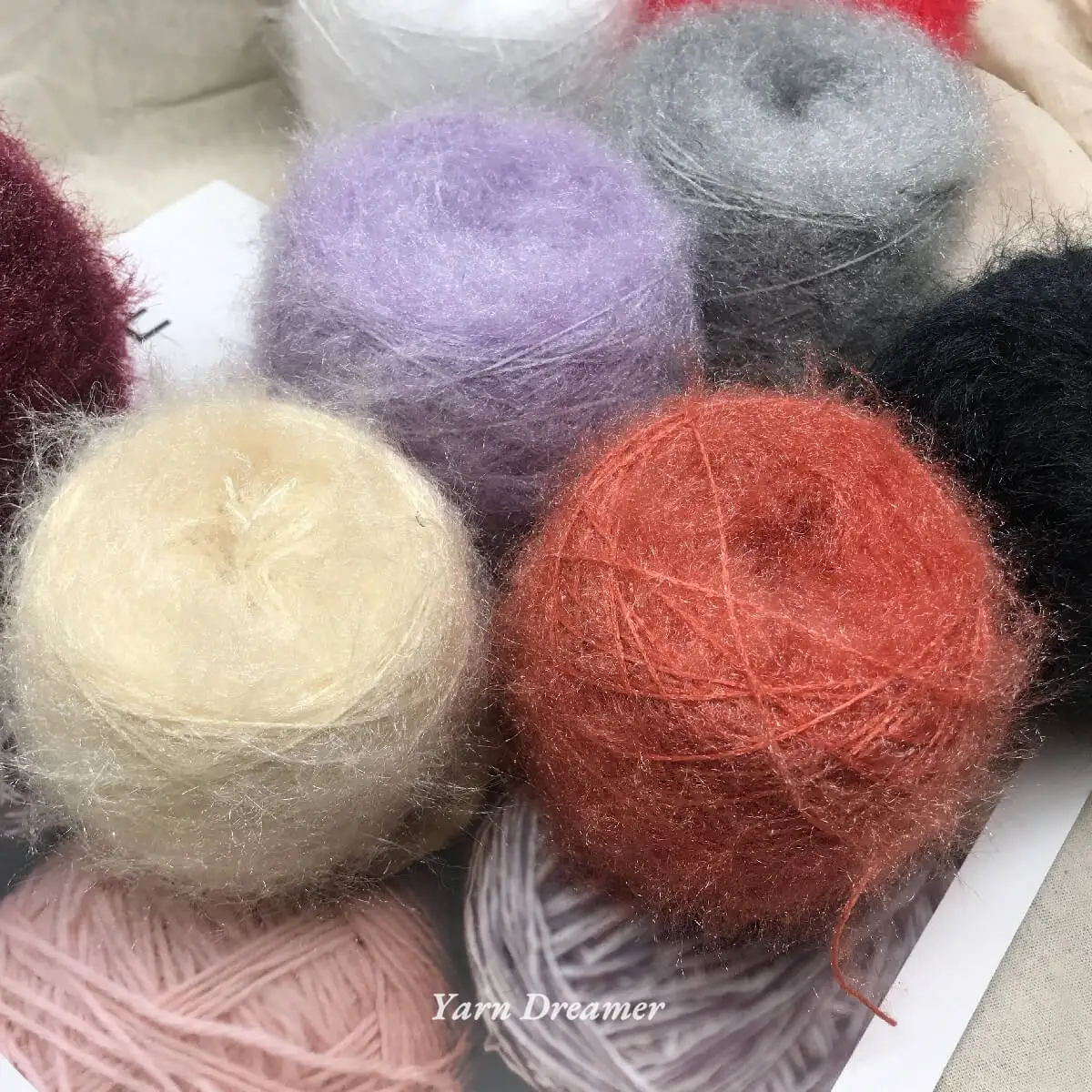 8-Colors-Puffy-Yarn-100g-Soft-Plush-Yarn-for-Knitting-Soft-crochet-yarn ...