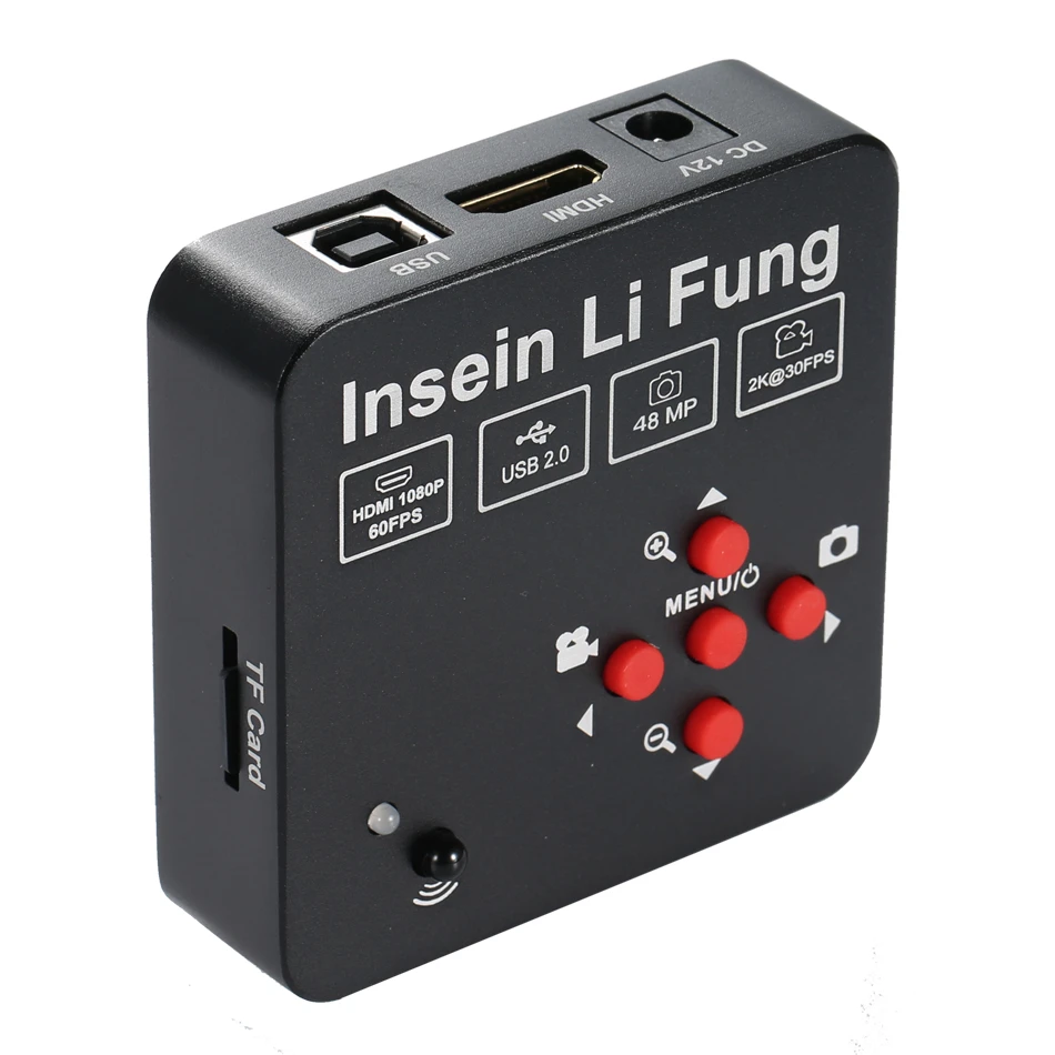 Full Hd 48mp 2k 1080p 60fps Industry Video Microscope Camera Hdmi ...