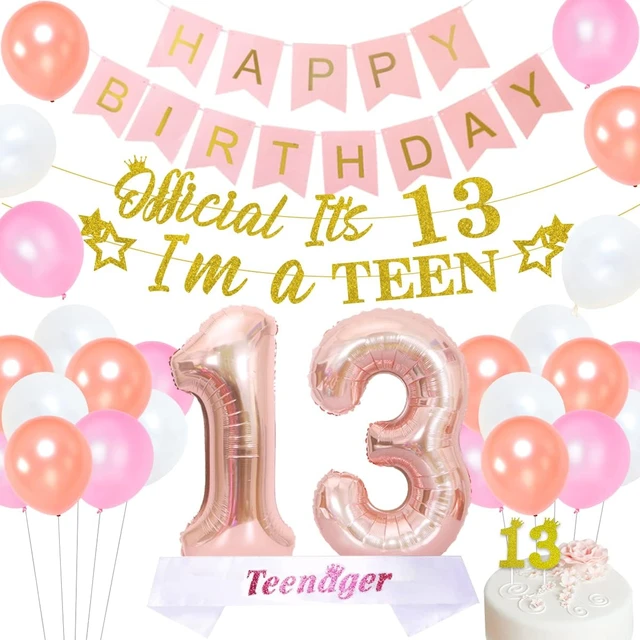 Cakes For Girls 13th Birthday Pink
