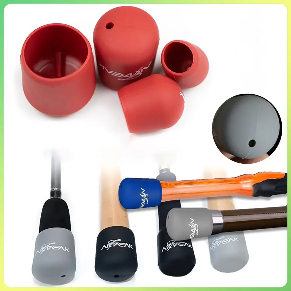 Rod-Bottom-Protector-Practical-Elasticity-Silicone-Tight-Silica-Fishing ...