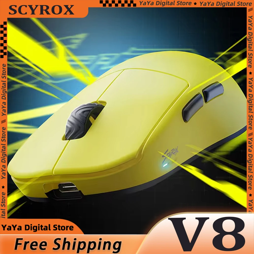 Scyrox-rat-n-inal-mbrico-para-juegos-V8-dispositivo-de-2-4g-modo-Dual ...