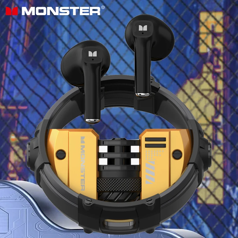 Monster-XKT10-Bluetooth-Earphones-Wireless-Headphones-Gamer-Headset ...