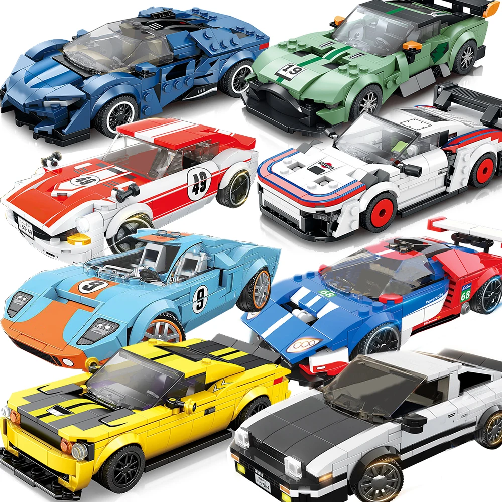City-Car-Vehicle-Speed-Champion-Racer-Building-Blocks-Brick-Racing ...