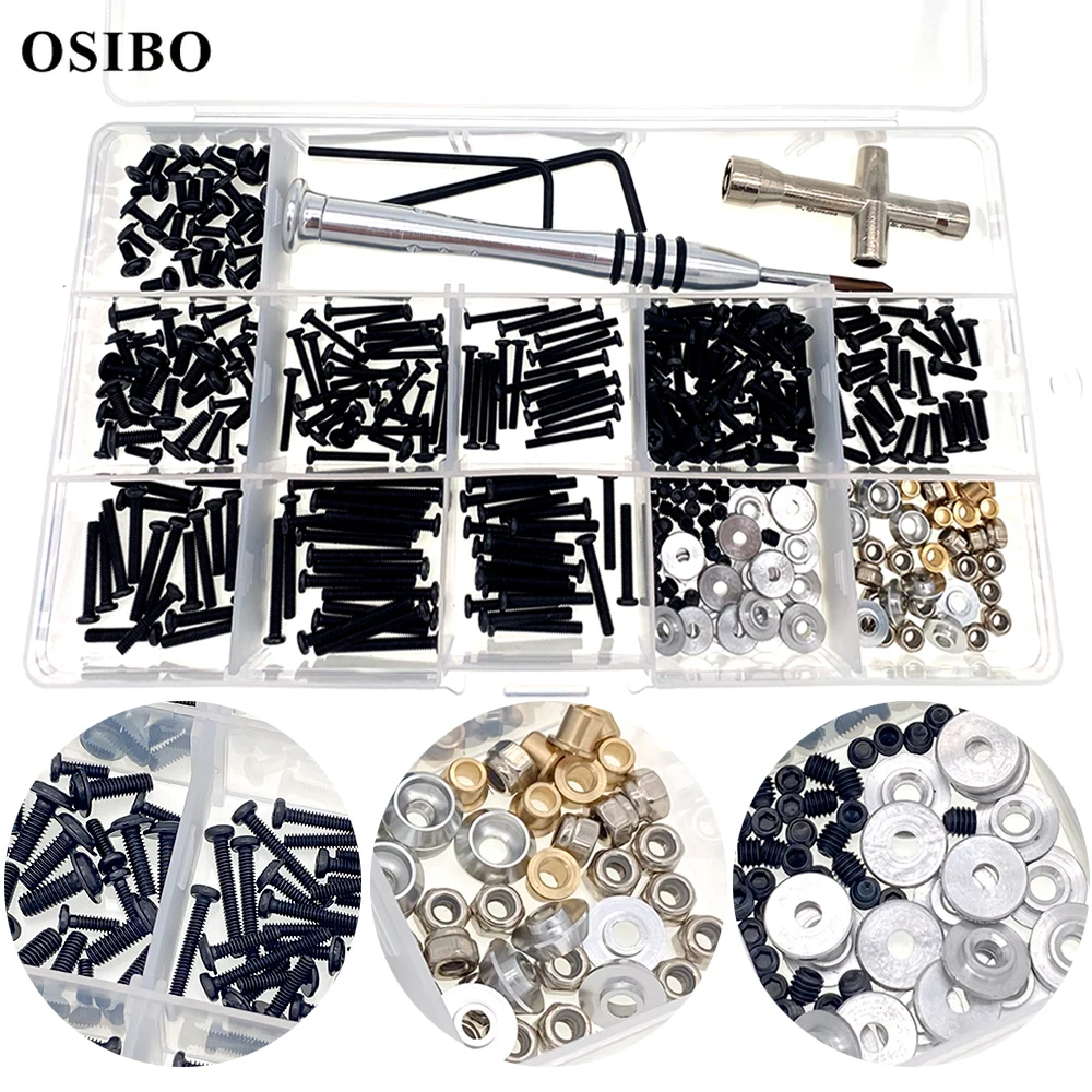 RC Car Screws Parts Kit M2 M2.5 M3 Screw Fastener Cross Sleeve Hex ...