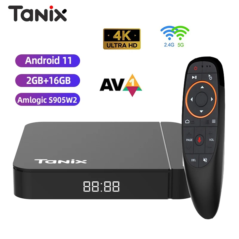 Tv Box Tanix W2 Amlogic S905w2 Android 11 | Android Smart Tv Box ...