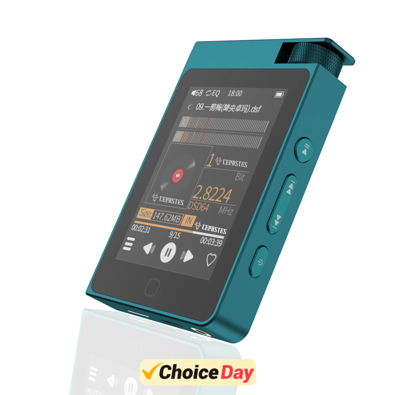 High Quality Hifi Lossless Music Mp3 Player Bluetooth 5.0 Dsd256 Decoding Hi Res Portable Sports ...