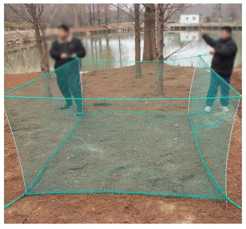 Square-Fishing-Nets-Box-Big-Mesh-Catch-Fish-Net-Box-Aquaculture-Pond ...