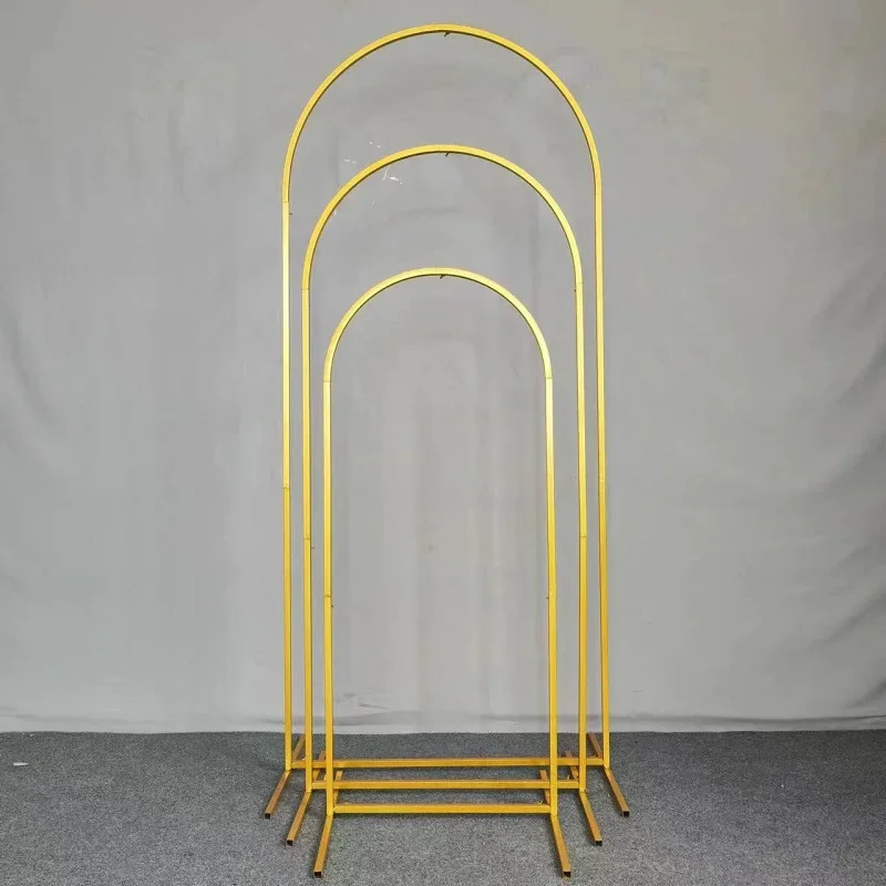 Wedding-Arch-Stands-Gold-White-Color-Metal-Support-Frame-Backdrop-Decor ...